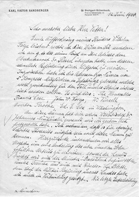 "Affidavits Regarding Martin Sandberger, 1948-1949" by Carl Mothander ...