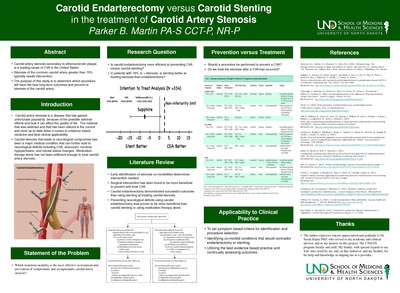 "Carotid Endarterectomy versus Carotid Stenting in the Treatment of Car ...