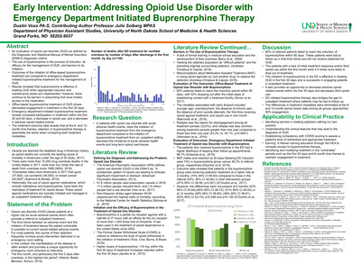 "Early Intervention: Addressing Opioid Use Disorder with Emergency Depa ...