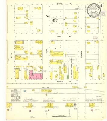 "Neche, 1907" by Sanborn Map Company