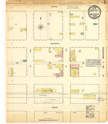 "Valley City, 1884" by Sanborn Map Company