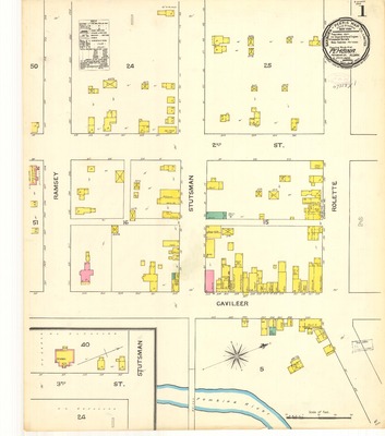 "Pembina, 1892" by Sanborn Map Company