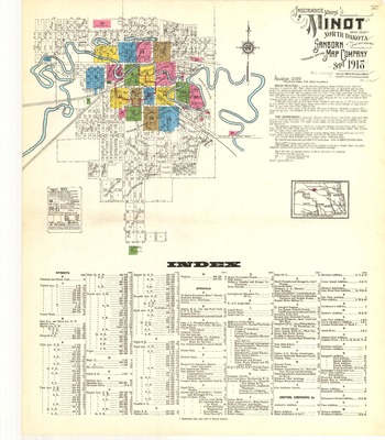 "Minot, 1918" by Sanborn Map Company