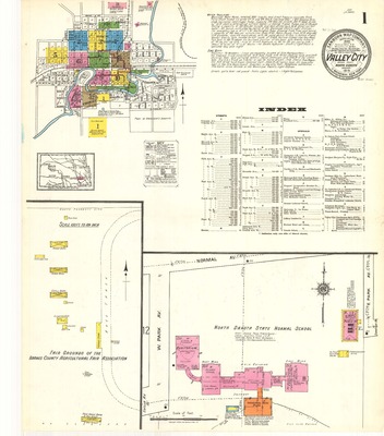 "Valley City, 1919" by Sanborn Map Company